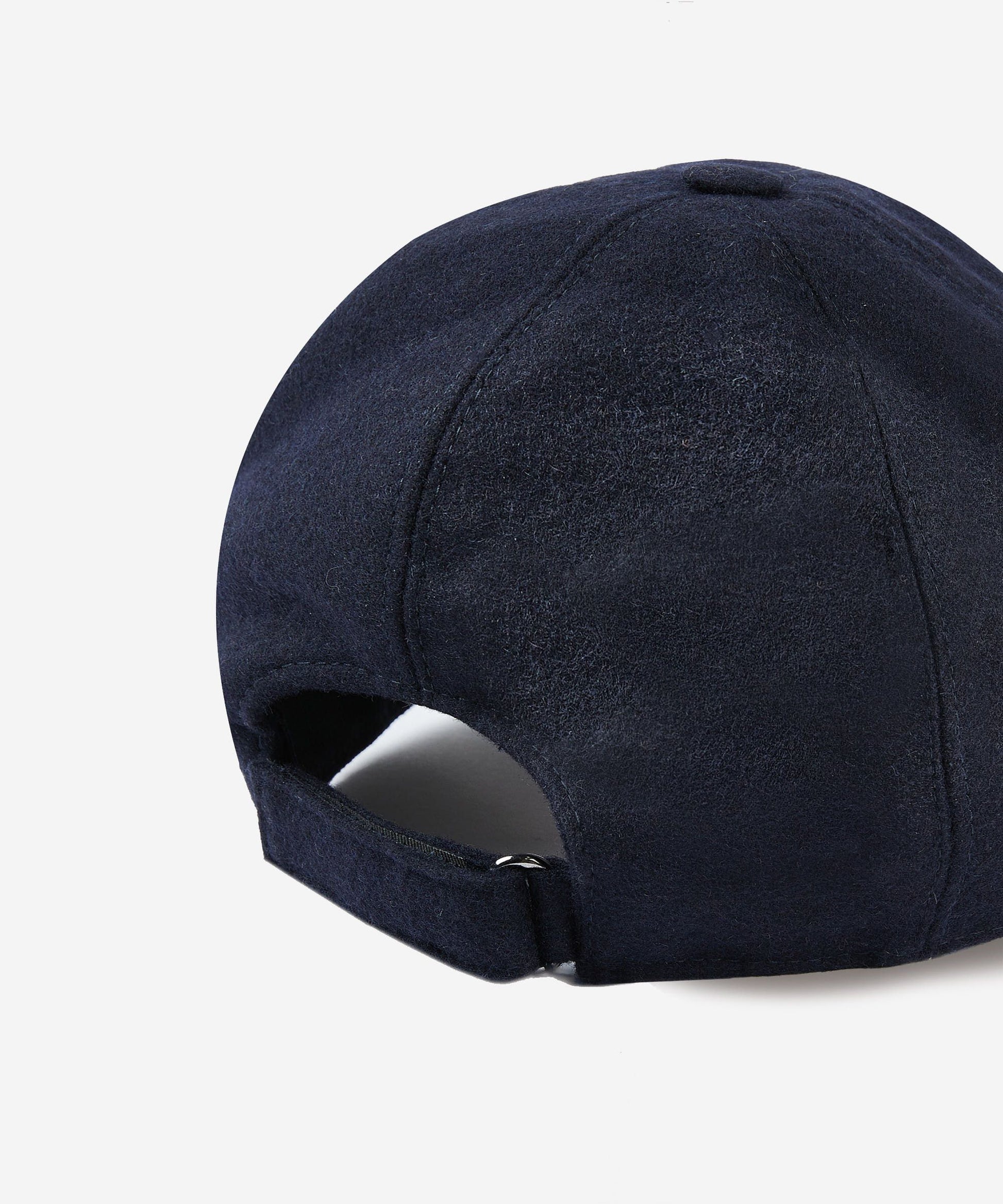 Zanone - Wool-blend baseball cap - navy blue – Slowear