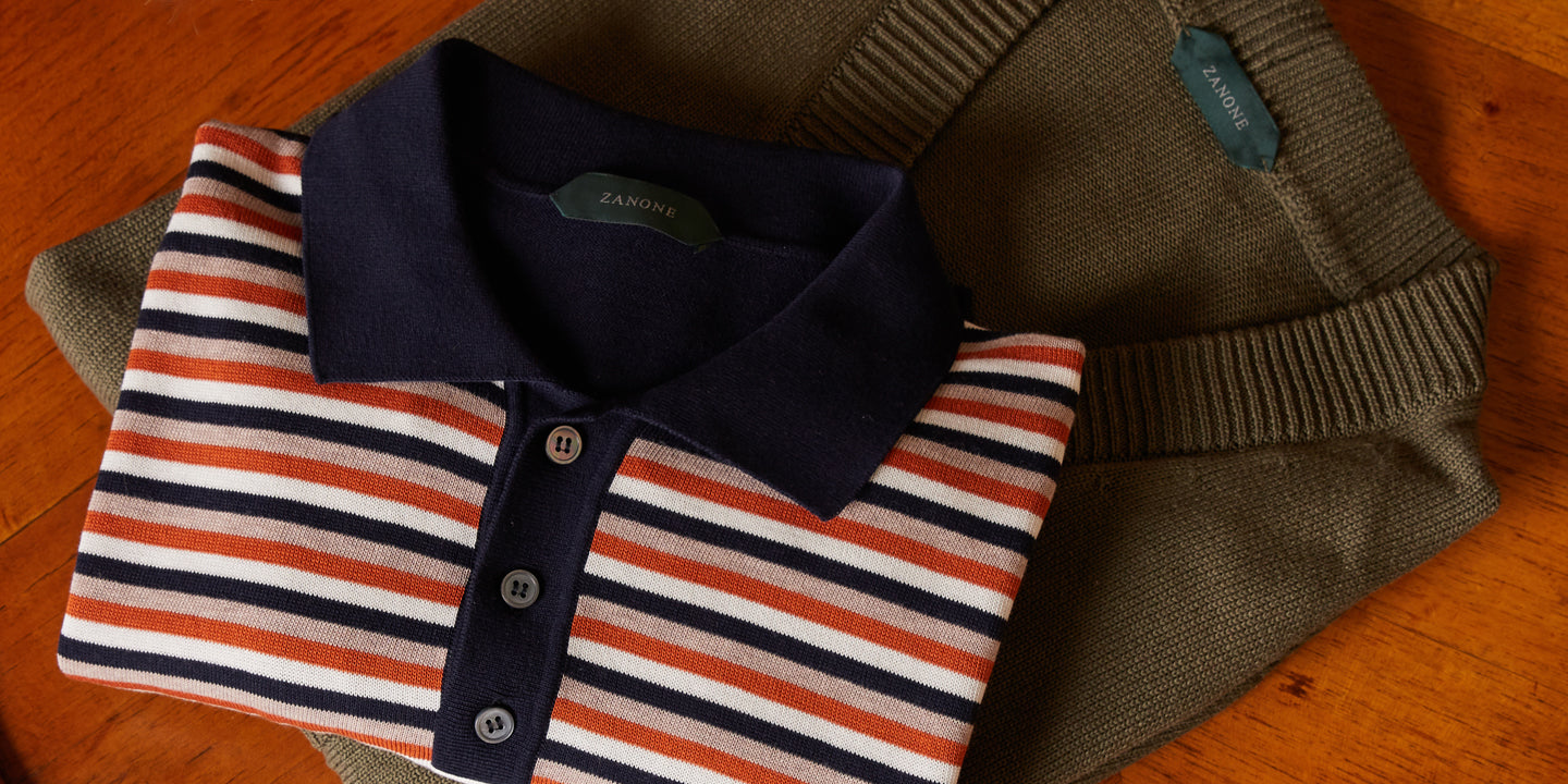 Zanone: men's knitwear, polo shirts and cardigans | Slowear